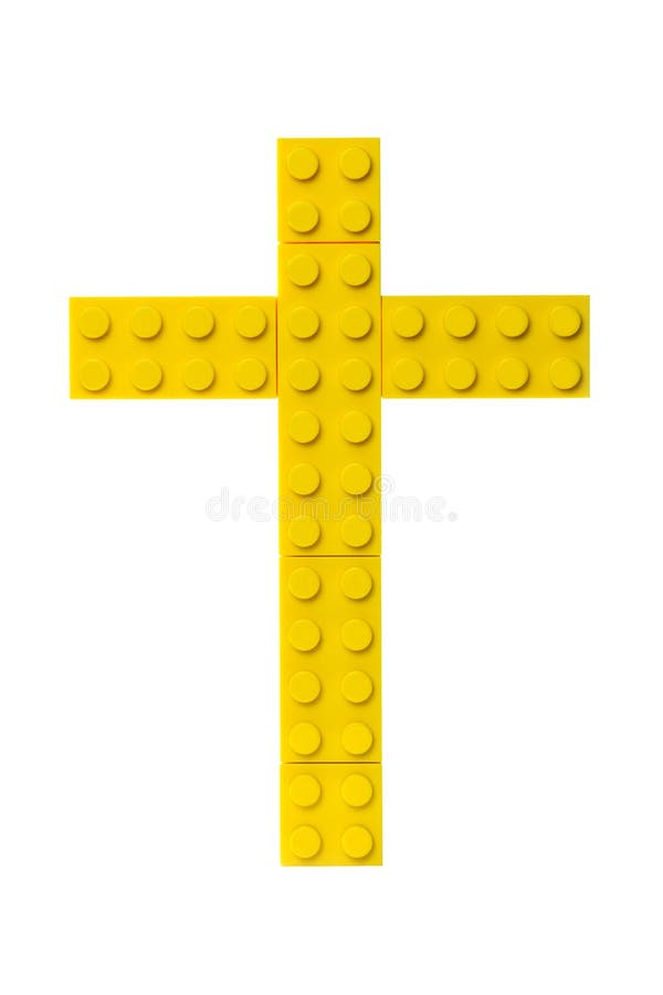 Cross of Blocks stock image. Image of sacred, cross, simple - 28710843