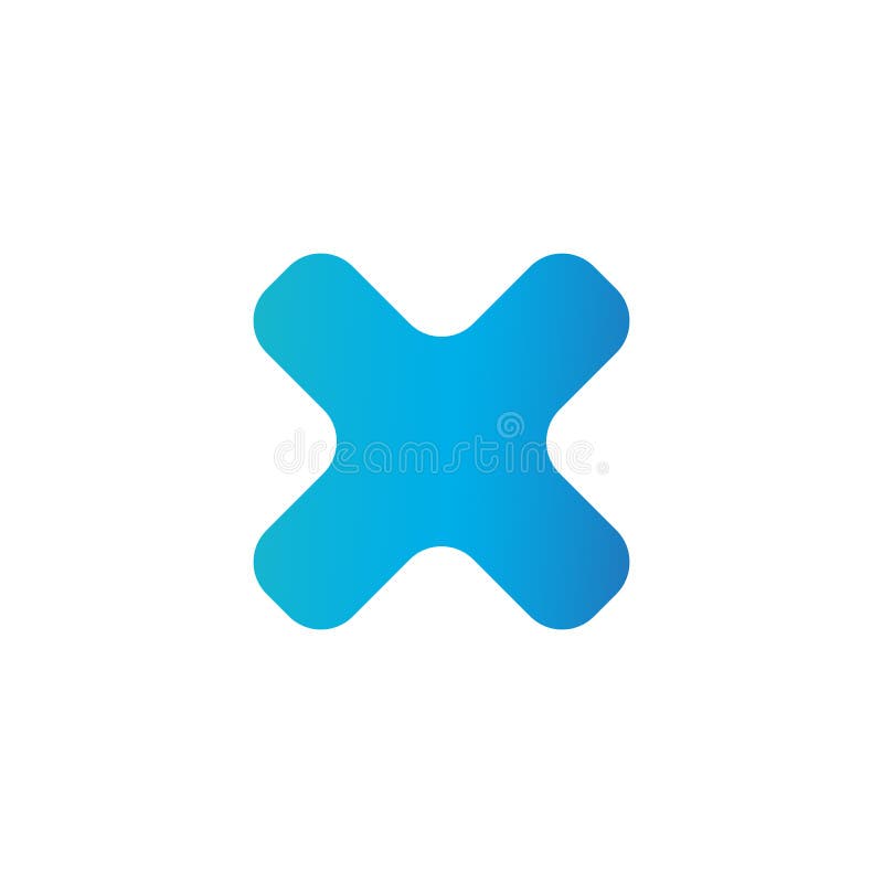 Wrong Cross Symbol Isolated Stock Illustration - Illustration of choice ...