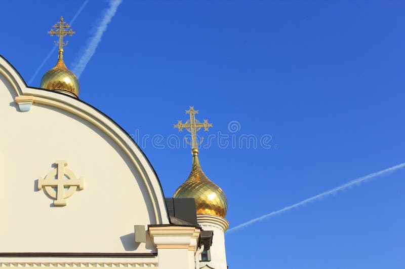 Cross with blue sky stock photo. Image of hope, blue - 193211774