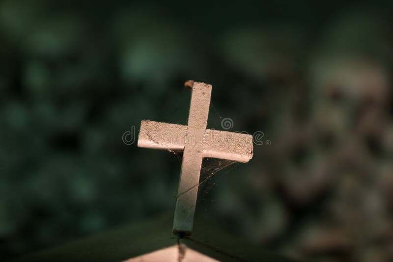 Cross and bones stock photo. Image of building, graveyard - 110205886