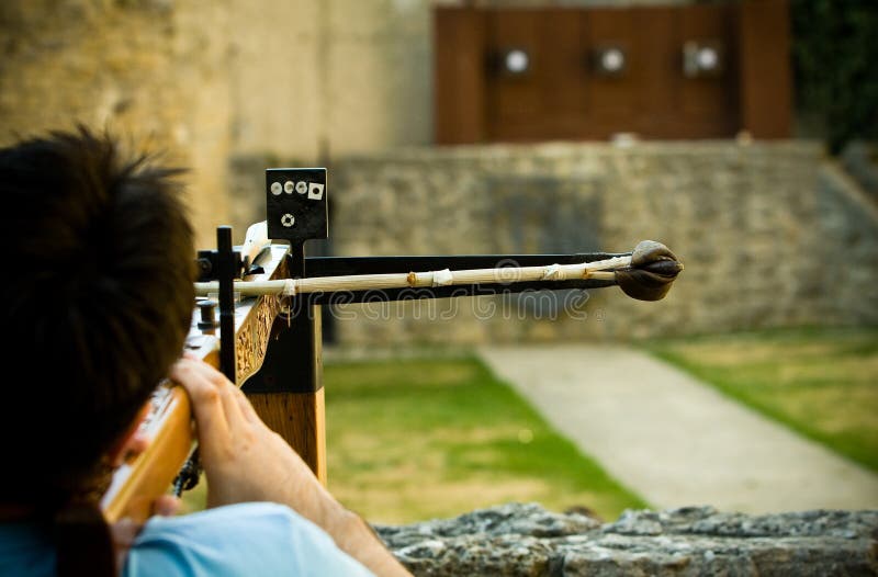 Cross Bow Shooting stock photo. Image of trigger, cross - 7276682