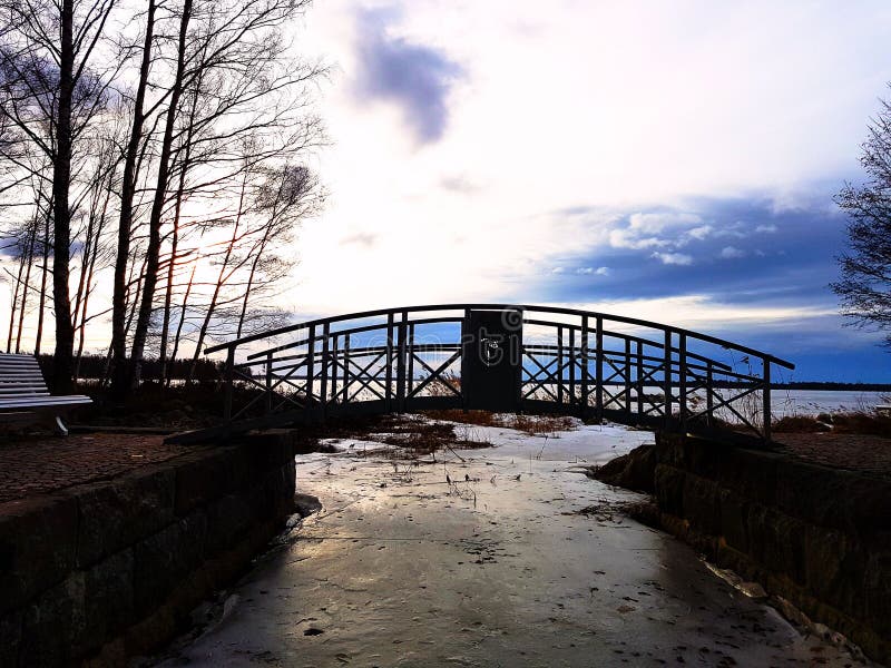 Cross Bridge stock photo. Image of vaasa, view, nature - 89240556