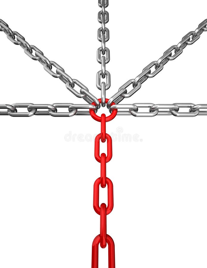 Breaking Chains Vector Illustration Stock Vector - Illustration of ...