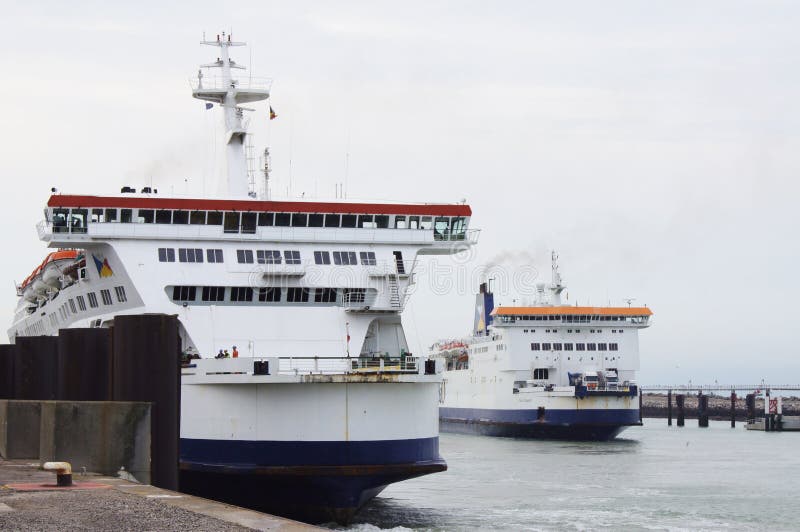 Cross Channel Ferries editorial stock photo. Image of trip - 26429668