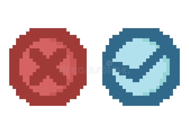 Check Mark Pixel Art Stock Illustrations – 314 Check Mark Pixel Art ...