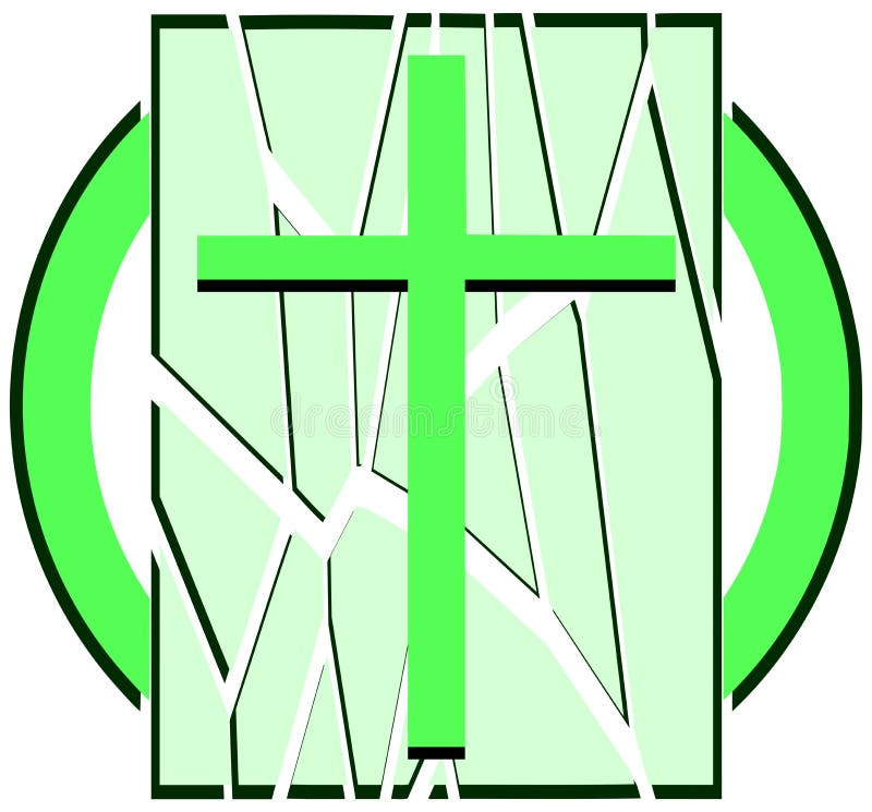 Cross on Abstract Background Stock Illustration - Illustration of cross ...