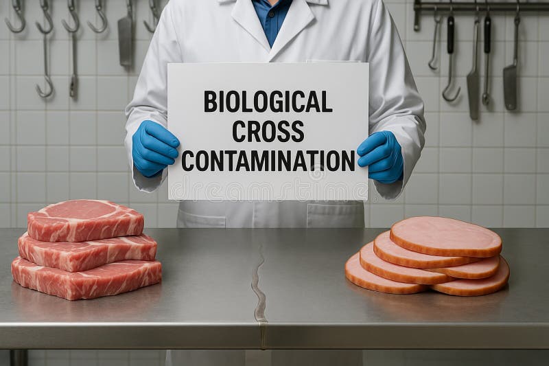 Cross Contamination Risk between Raw Pork and Cooked Ham in Meat ...