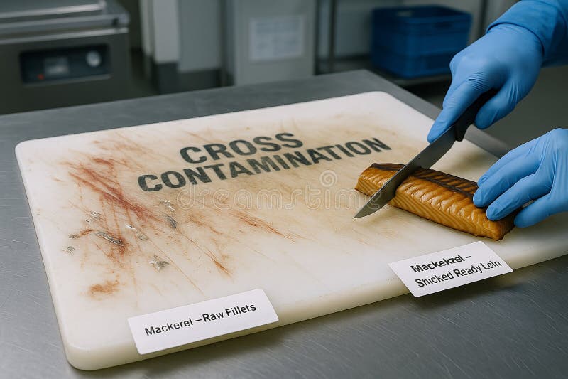 Cross Contamination Warning Stock Illustrations – 171 Cross ...