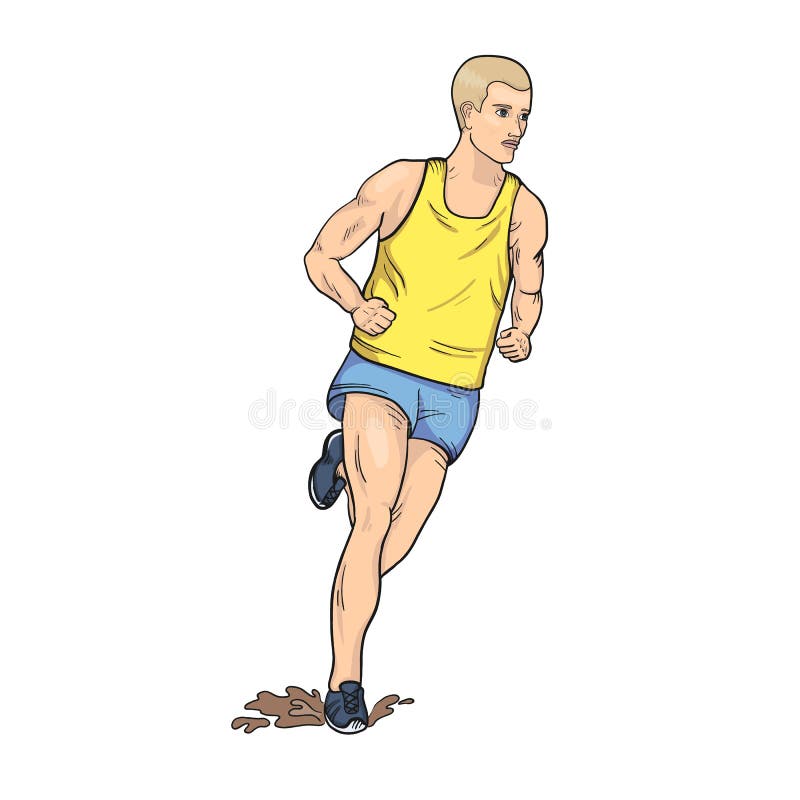 Cross country running stock vector. Illustration of challenge - 88063815