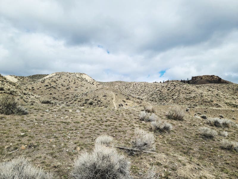 Cross Country Windy Spring Hike Stock Image - Image of rock, terrain ...
