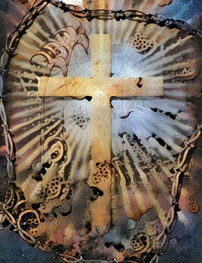 Cross stock illustration. Illustration of catholic, church - 139954435