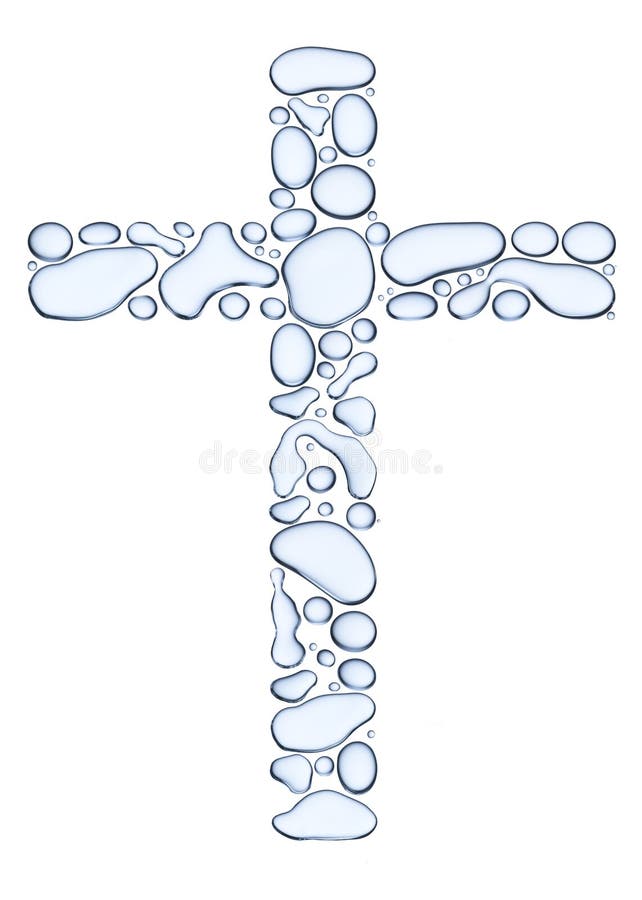 Cross Water Christianity Background Stock Image - Image of inspiration ...