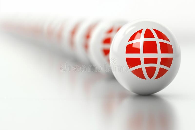 Cross-Cultural Meeting at Conference Table with Globe Icon Representing ...