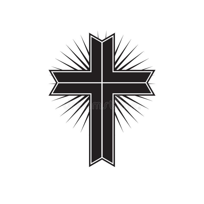 Cross Design. Vector Illustration Decorative Background Design Stock ...
