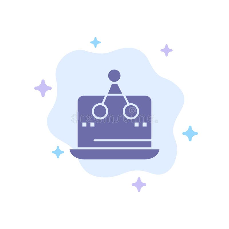 Cross, Digital, Marketing, Measurement, Platform Blue Icon on Abstract ...