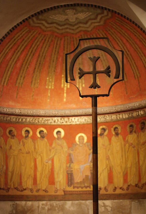 Cross and Disciples stock image. Image of christ, dome - 16873973