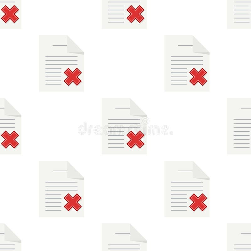 Cross Document Isolated Vector Icon Which Can Easily Modify or Edit ...