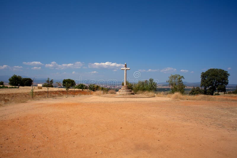 Cross on the field stock image. Image of rites, headstone - 26619663