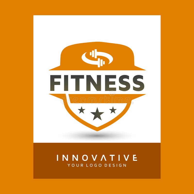 Cross Fit Gym Logo Design . Modern Vector Logo Design Template Design ...