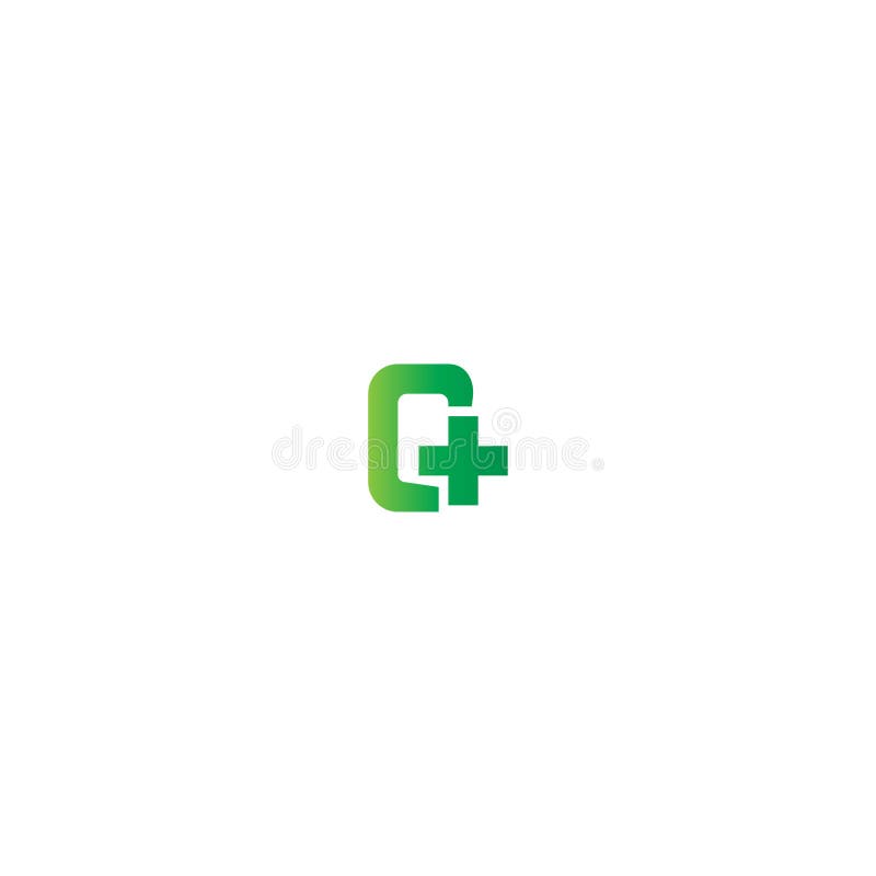 Cross G Letter Logo, Medical Cross Letter Stock Vector - Illustration ...