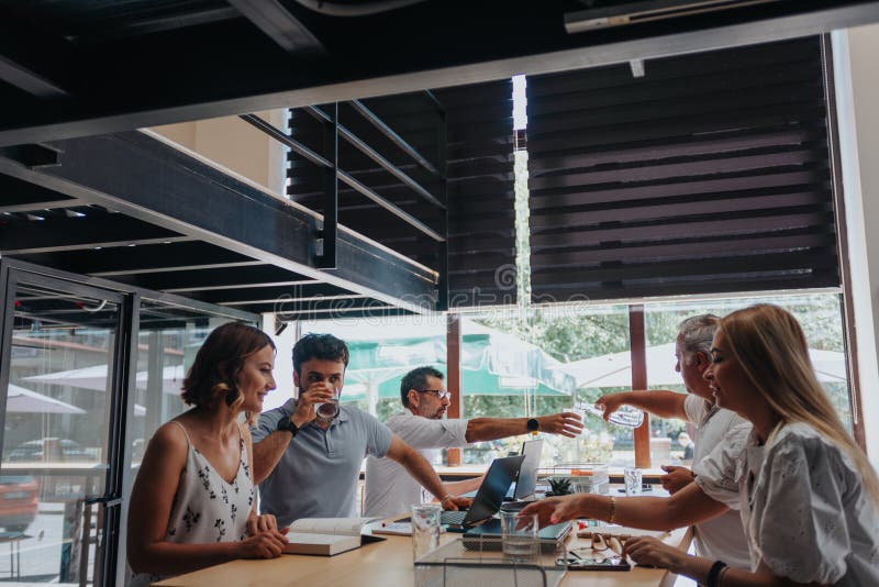 Cross Generational Efficient Team of Multiracial Business Partners ...