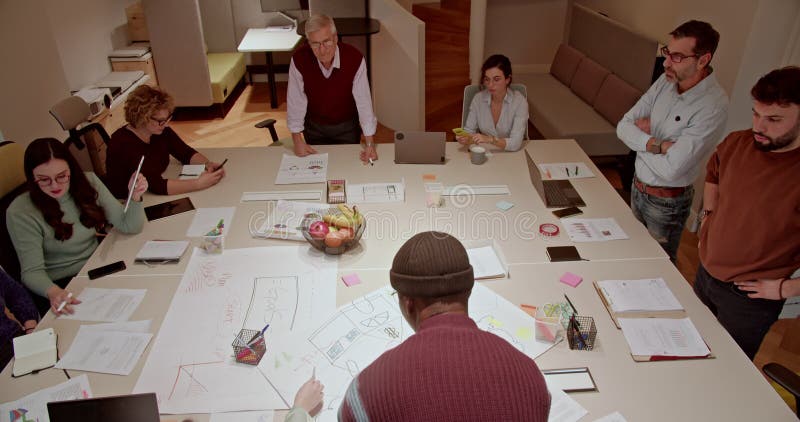 Multiracial, Inter Generational Team of Business Professionals ...