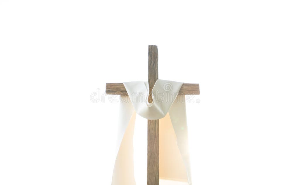 A cross in evening stock photo. Image of holiday, color - 111964586