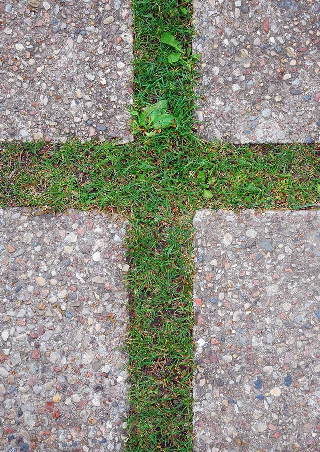 Cross in the grass stock photo. Image of concept, lawn - 41279224