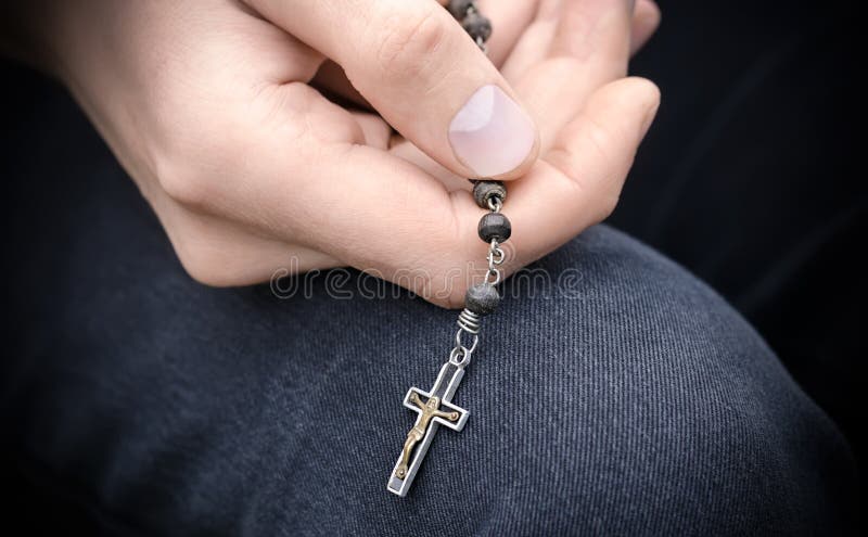 360 Hand Holding Cross Necklace Stock Photos - Free & Royalty-Free ...