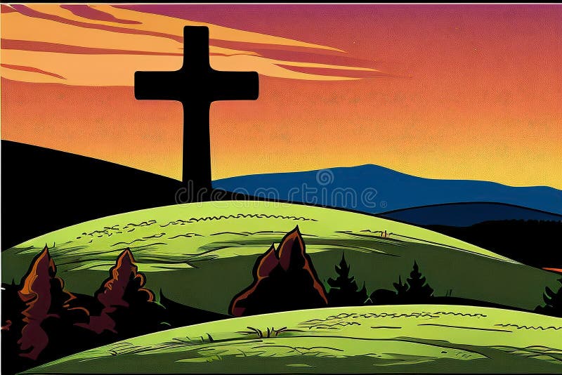 Cross Hillside Stock Illustrations – 476 Cross Hillside Stock ...