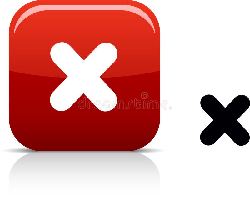 Cross icon. stock vector. Illustration of shadow, shiny - 12381776