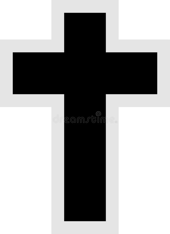 Cross icon stock vector. Illustration of christian, religious - 33603