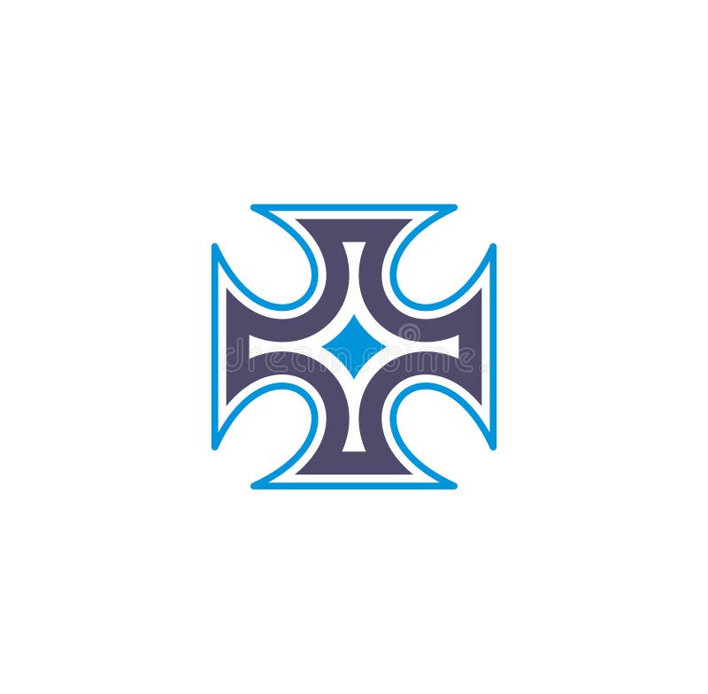 Cross Icon on Background for Graphic and Web Design. Creative ...