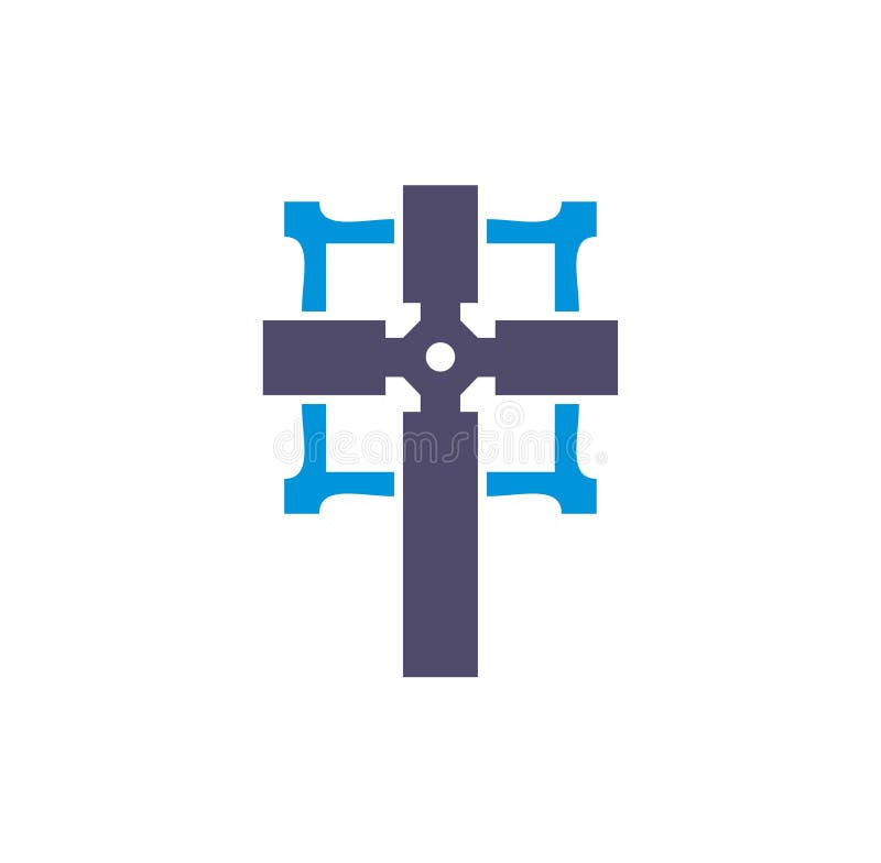 Cross Icon on Background for Graphic and Web Design. Creative ...