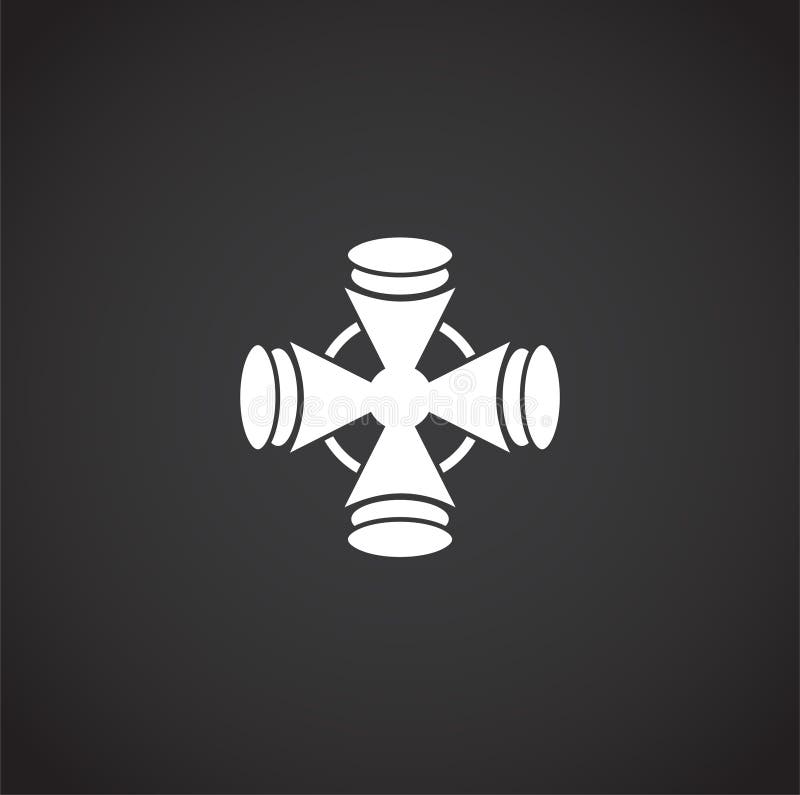 Cross Icon on Background for Graphic and Web Design. Creative ...