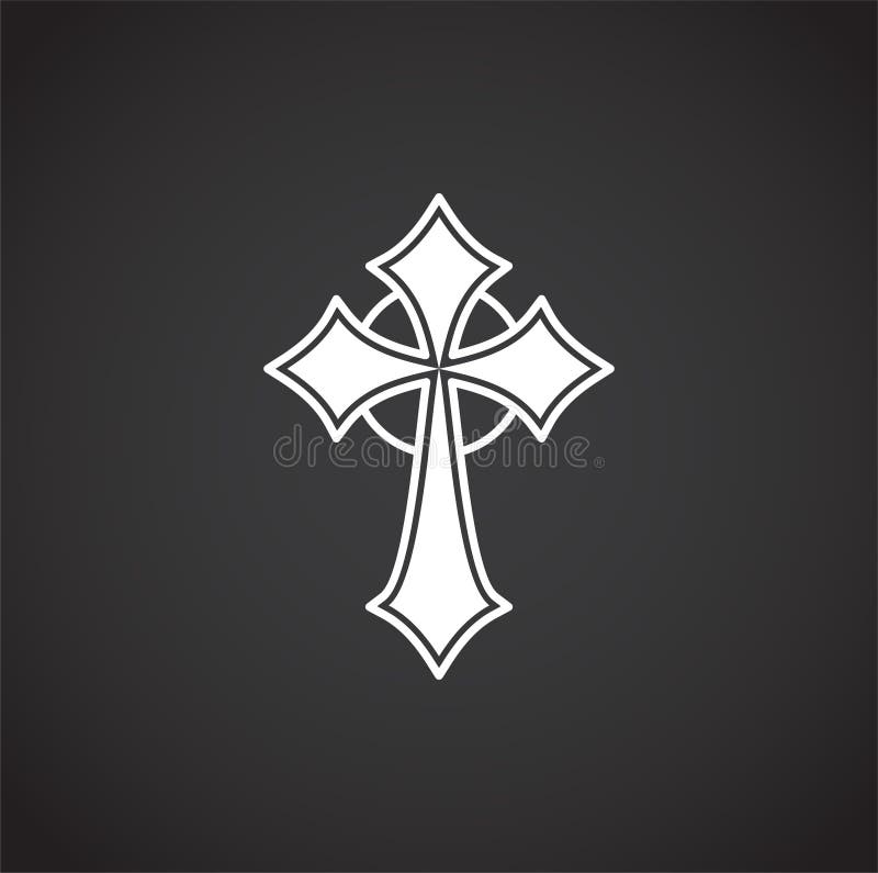 Cross Icon on Background for Graphic and Web Design. Creative ...