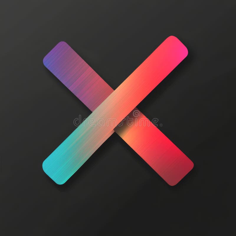 Cross Icon on the Black Background. Vector Illustration. Eps 10 Stock ...