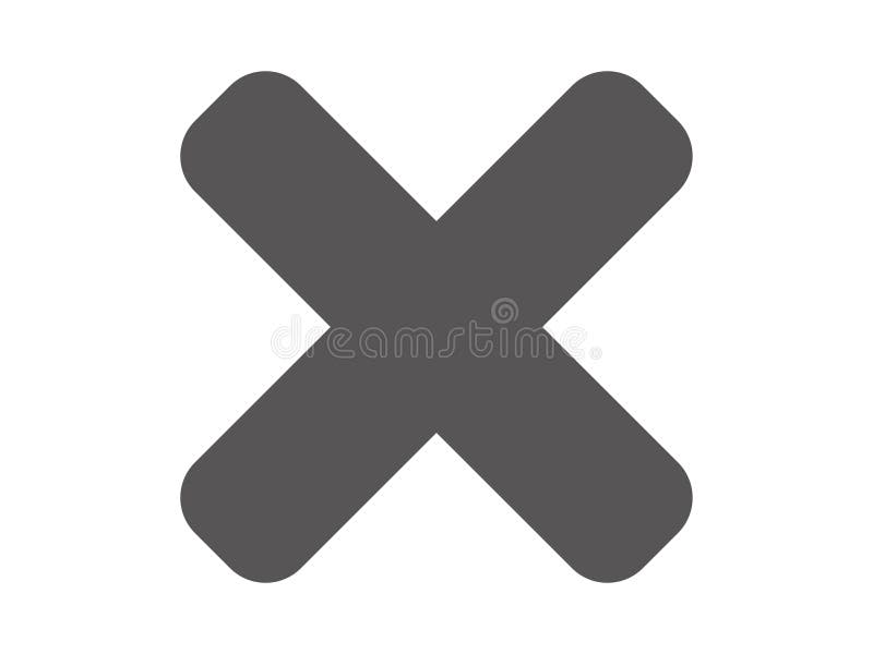Cross icon stock illustration. Illustration of icon - 321496096