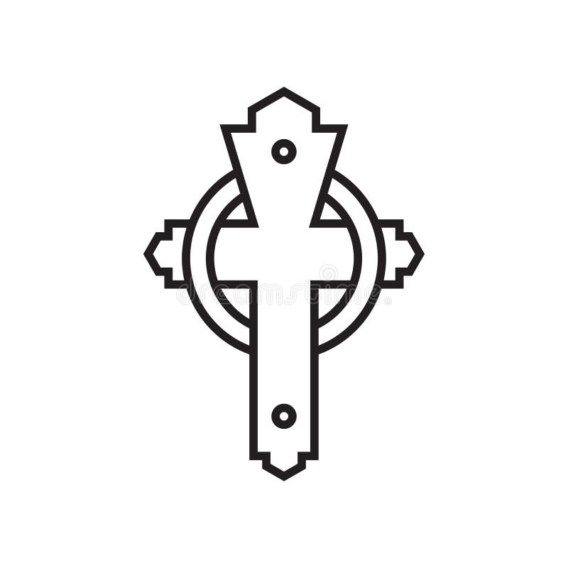 Cross Icon Vector Sign and Symbol Isolated on White Background Stock ...