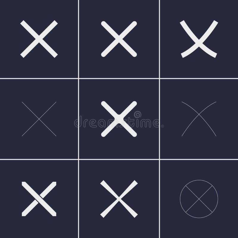 Cross icons stock vector. Illustration of choice, vote - 58232127