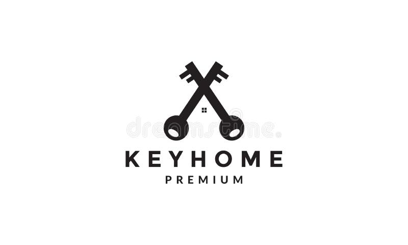 Cross Key with Home Logo Symbol Icon Vector Graphic Design Illustration ...