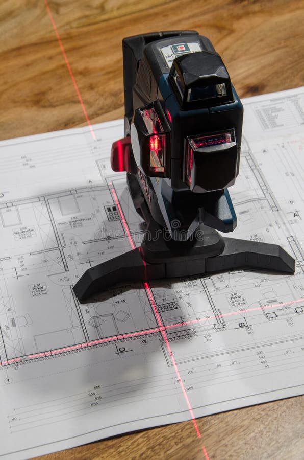 Cross laser level stock photo. Image of manual, instrument - 49127722