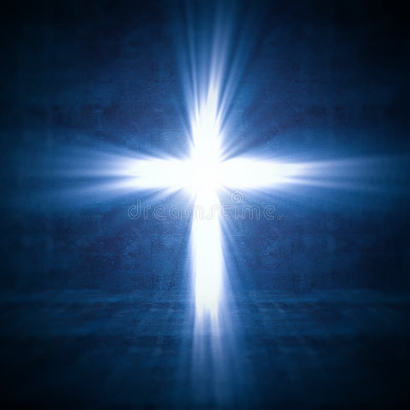 Cross light stock image. Image of religious, conceptual - 21942155