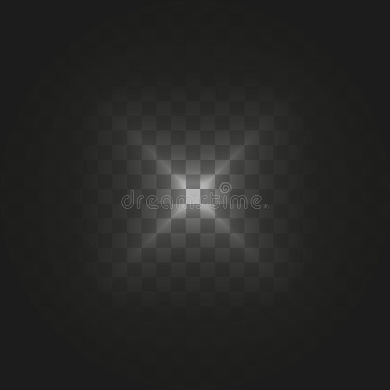 Cross Light Center. Transparent Vector Flare. Radiant Grid Effect. Dark ...