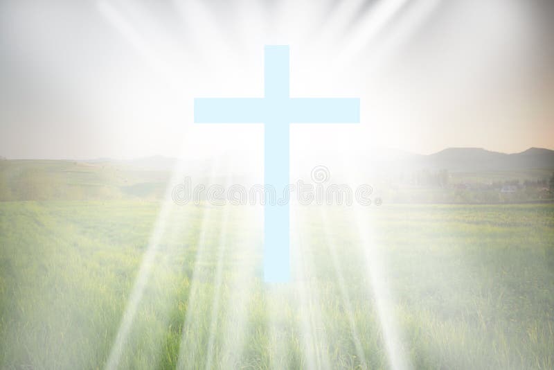 Cross of light stock photo. Image of bless, faithful - 44212828