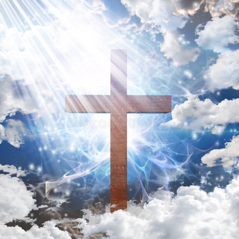 Light of the Cross stock illustration. Illustration of believer - 1335427