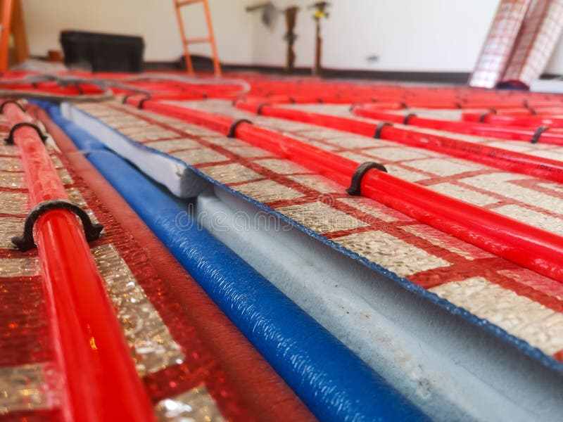 Cross-linked Polyethylene Heating Pipes for Underfloor Heating on a ...