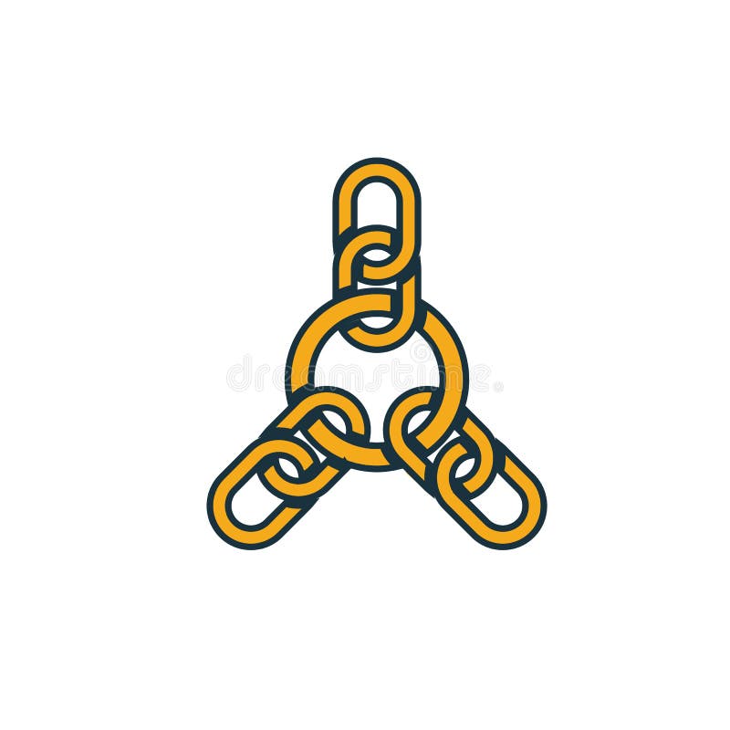 Cross Linking Icon. Simple Element from Seo Icons Collection Stock ...