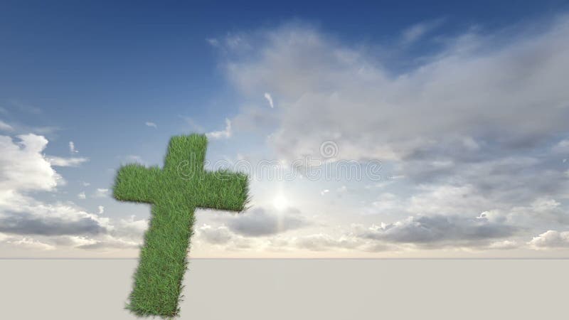 2D Animation - Cross Made from Two Rotating Lines Stock Video - Video ...