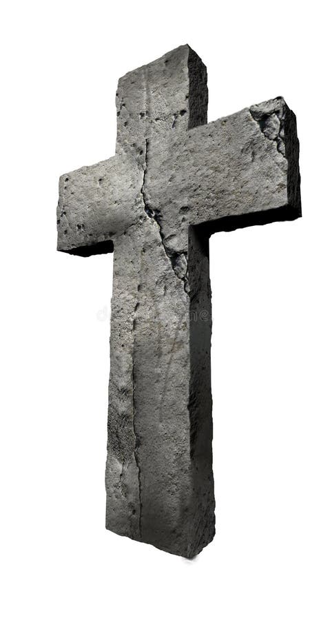 Cross made from stone stock image. Image of icon, learning - 37422533